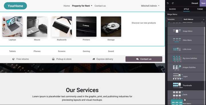 How to Create Odoo Snippets with Options | AJScript